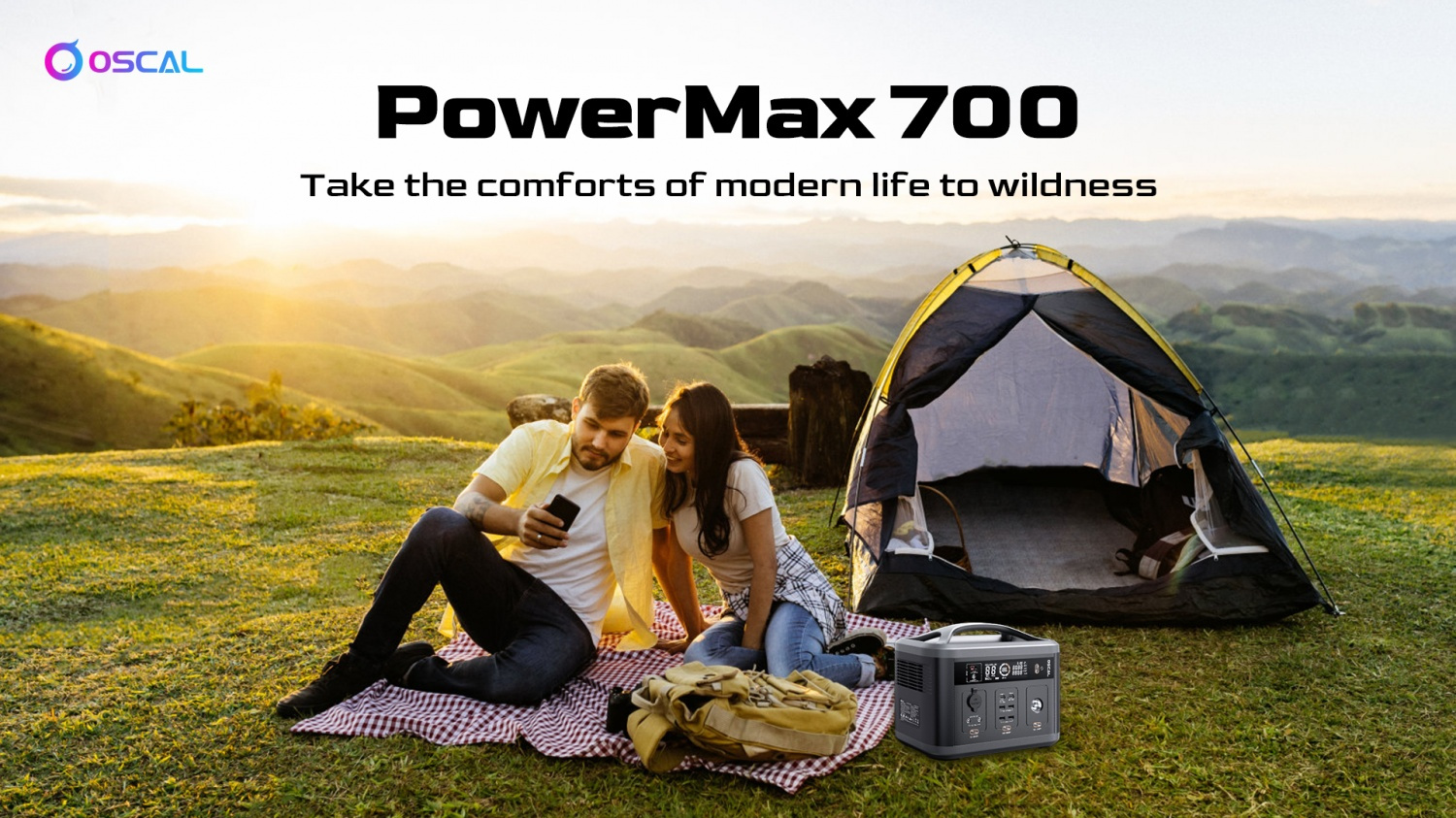 Check Out the New Portable Power Station Oscal PowerMax 700