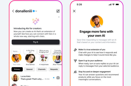 Meta AI Studio: Instagram Creator AIs are Here to Chat with Fans ...