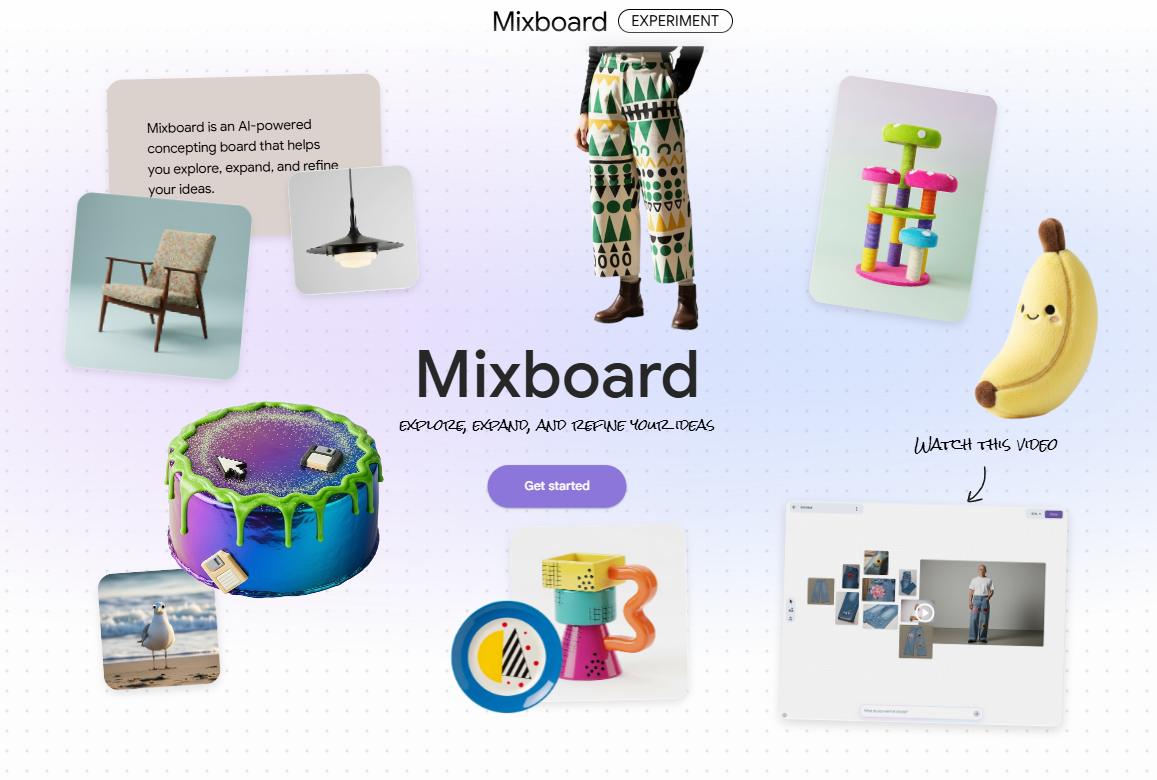 Google's New AI Tool Mixboard Turns Moodboards Into Creative Idea Machines