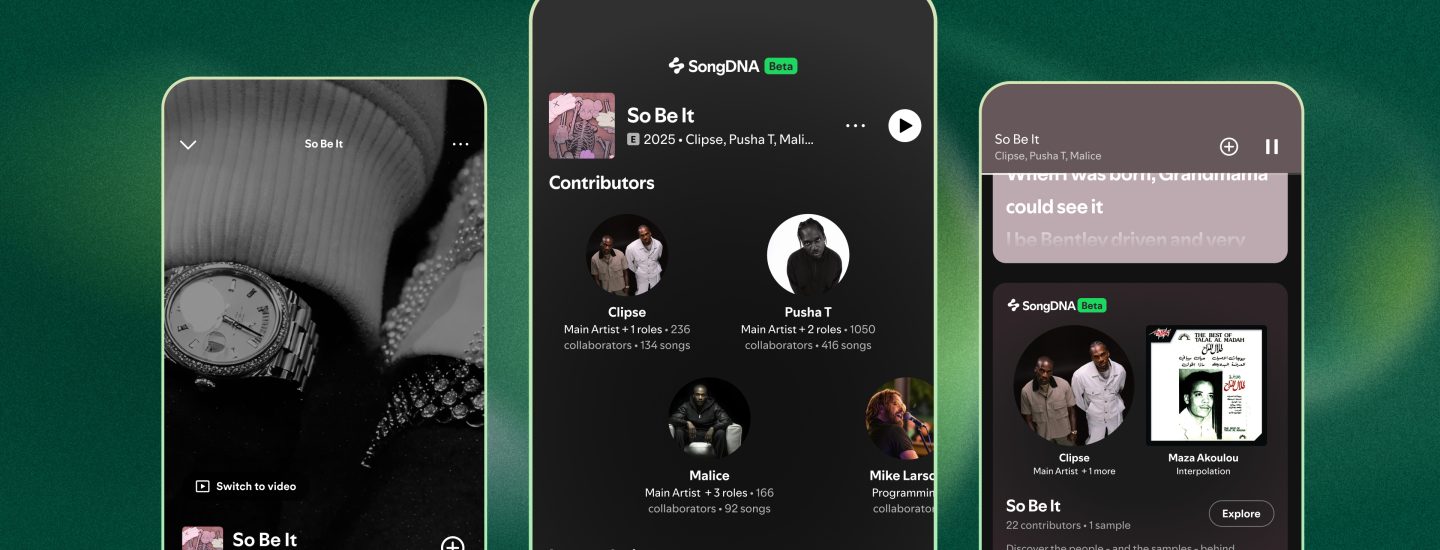 Spotify Launches 'SongDNA' Feature to Explore a Track's Background ...