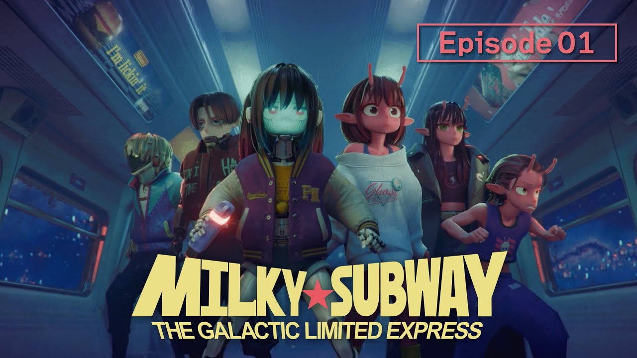 Milky Subway Anime Arrives on Netflix: Yohei Kameyama's One-Man STEM Sci-Fi