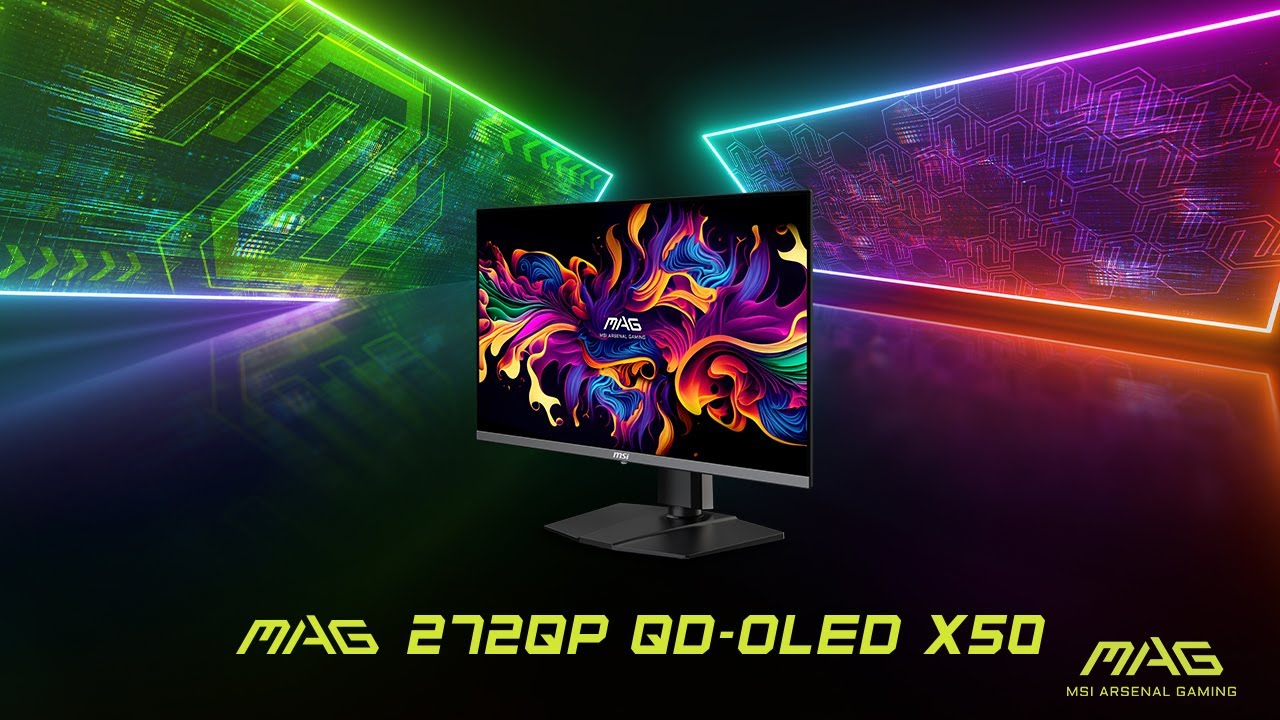 QD-OLED Gaming Monitor Hits £449 for Prime Day: MSI MAG 272QP X50 ...
