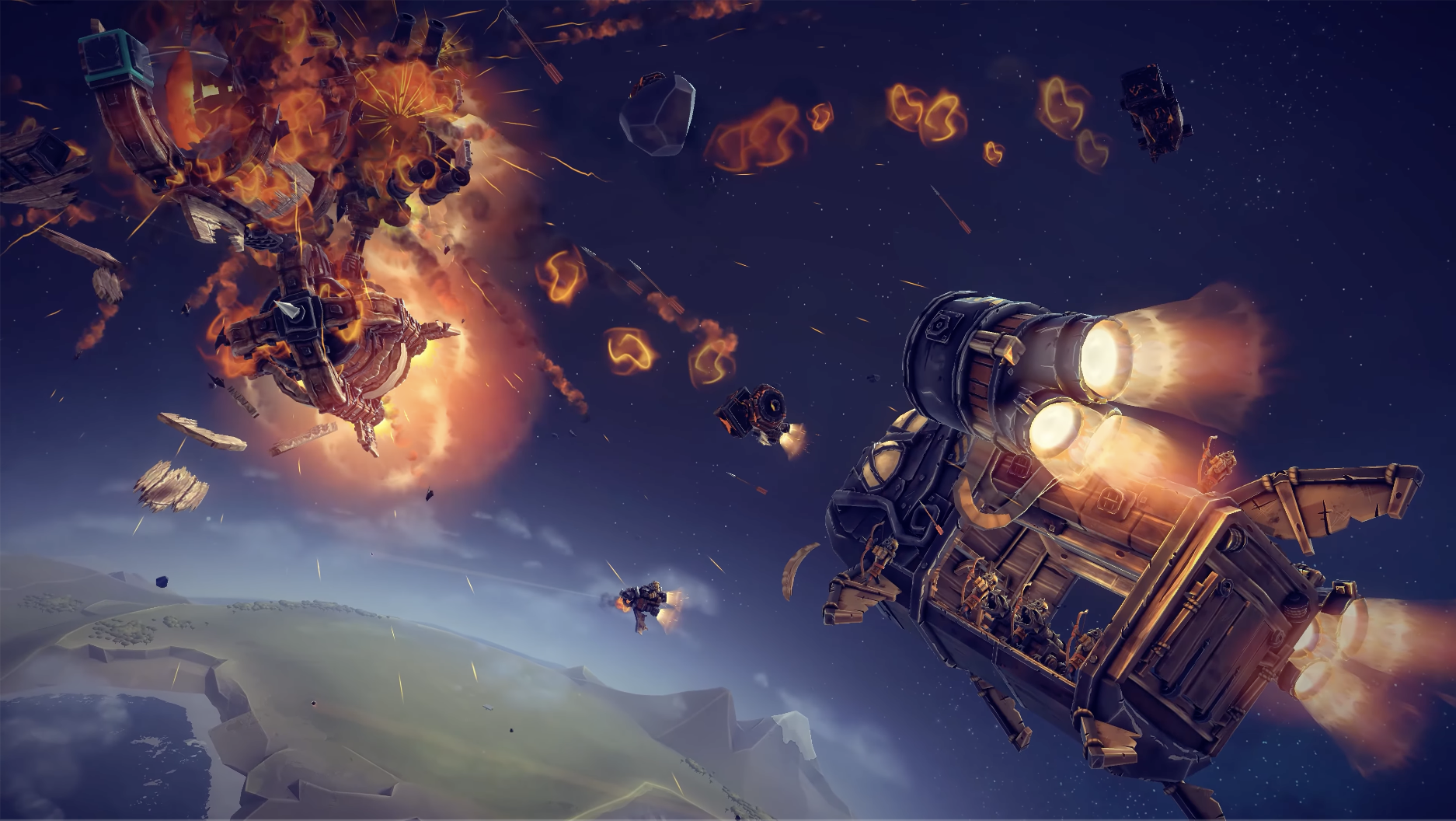 Besiege Broken Beyond: Orbital Gravity Sim and Space Campaign Now on Steam